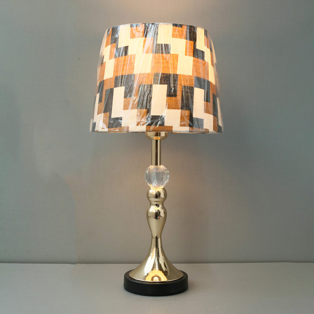 Metal Adam Murli French Gold Color Table Lamps(Pair) | Home Decor Lampify